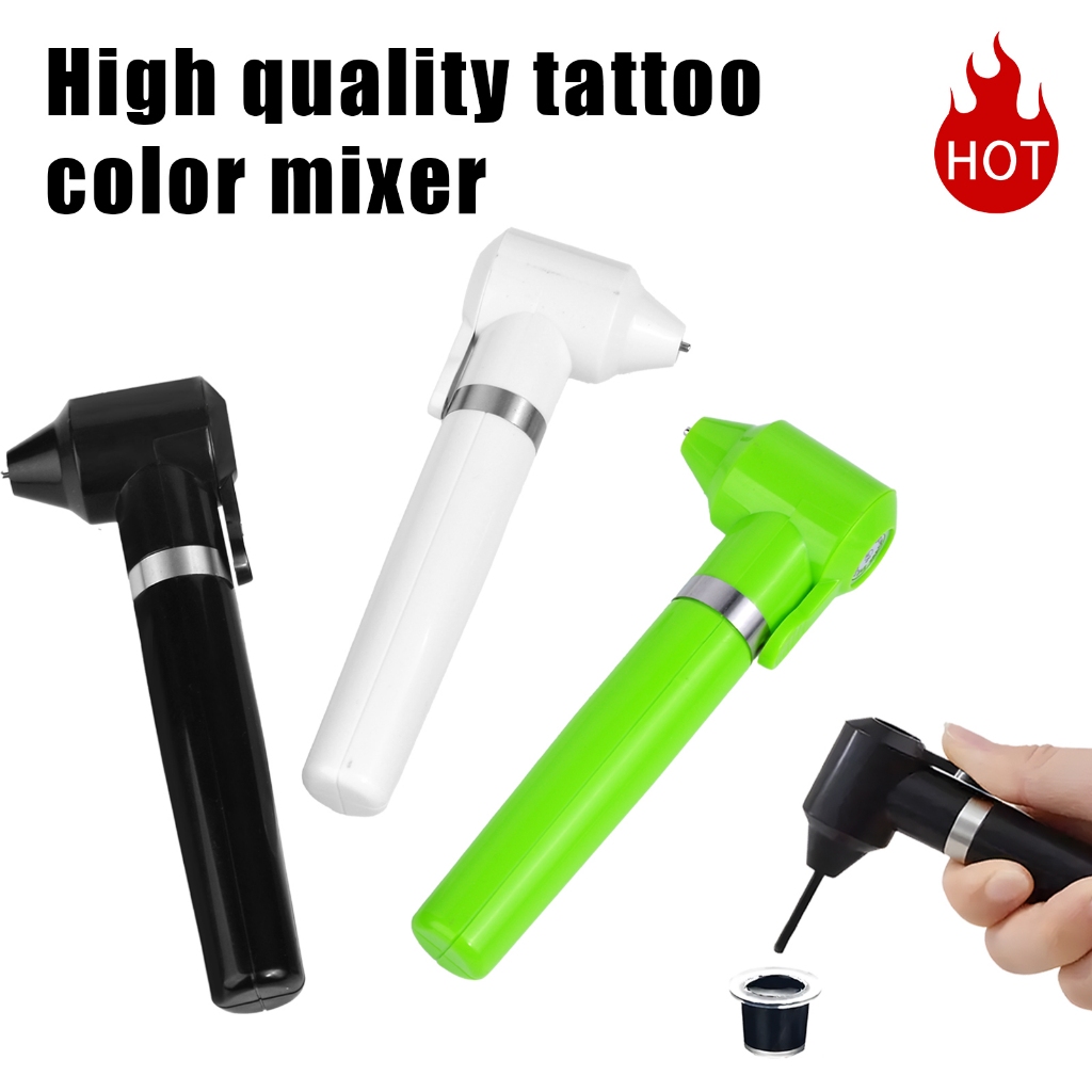 Electric Tattoo Ink Mixer Pigment Agitator With 5 Mixing Sticks Tattoo ...
