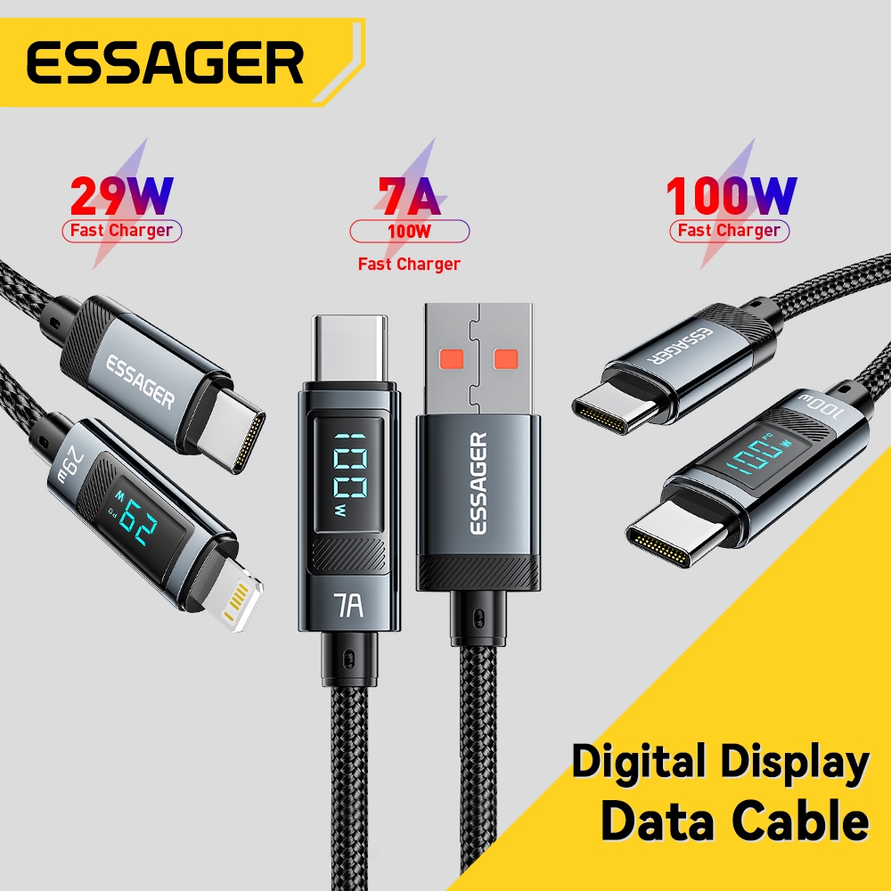Essager Hao 100W /30W Alloy Material Digital Display Fast Charging ...