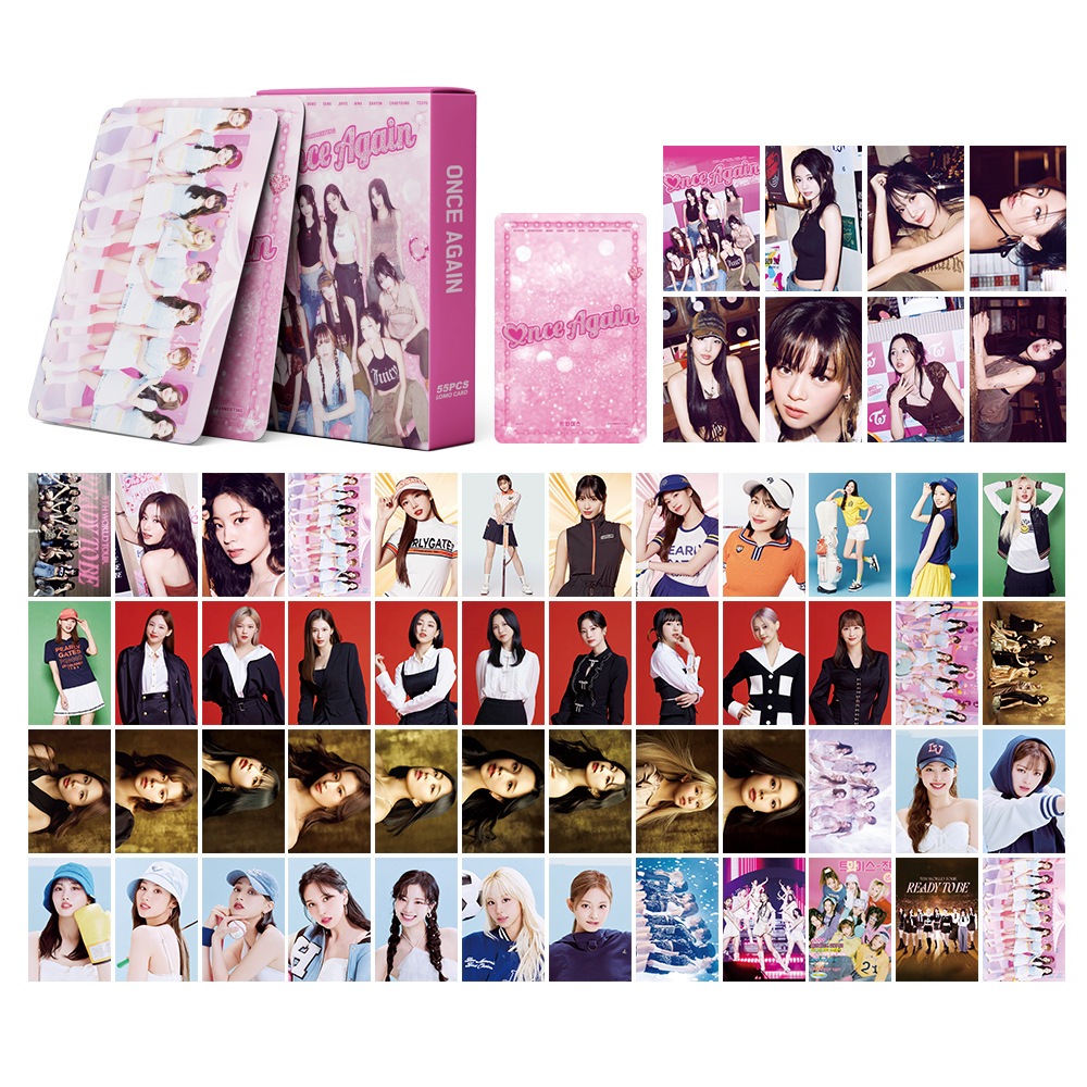 50-55pcs/box MISAMO TWICE Photocards READY TO BE Album Masterpiece Lomo Cards Laser Cards Nayeon ...