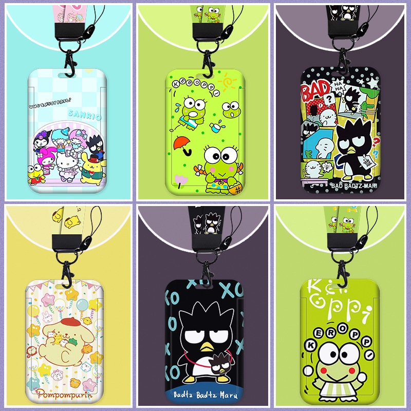 Sanrio ID Card Holder Slide Cover Hard Case Photocard Protector With ...