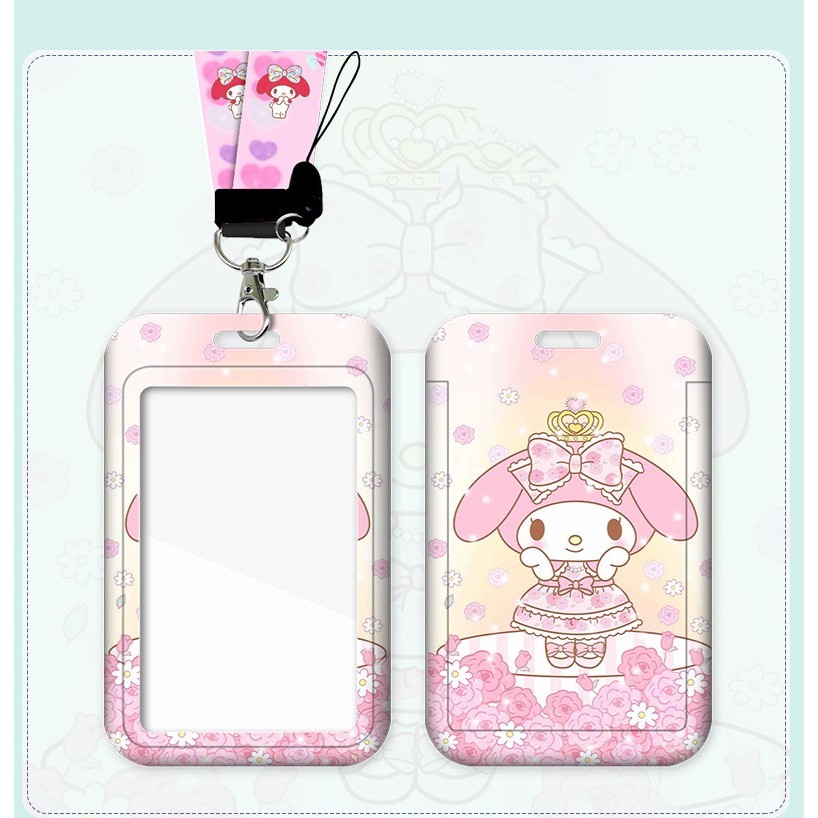 Sanrio ID Card Holder Slide Cover Hard Case Photocard Protector With ...