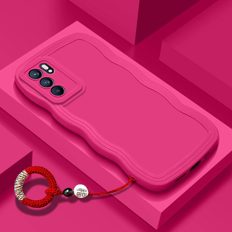 Casing Oppo A17k A57 A77 A77s A57e A57s A16k A96 A95 A76tpu Wave Phone