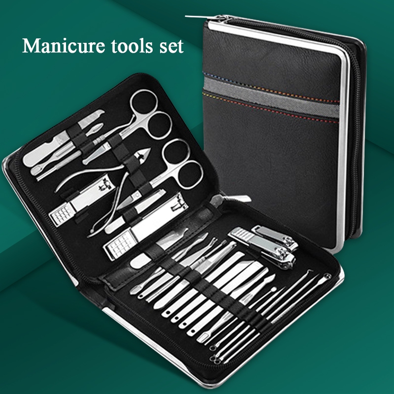 BORN PRETTY Manicure Set Stainless Steel Nail Clippers Cuticle Nipper ...