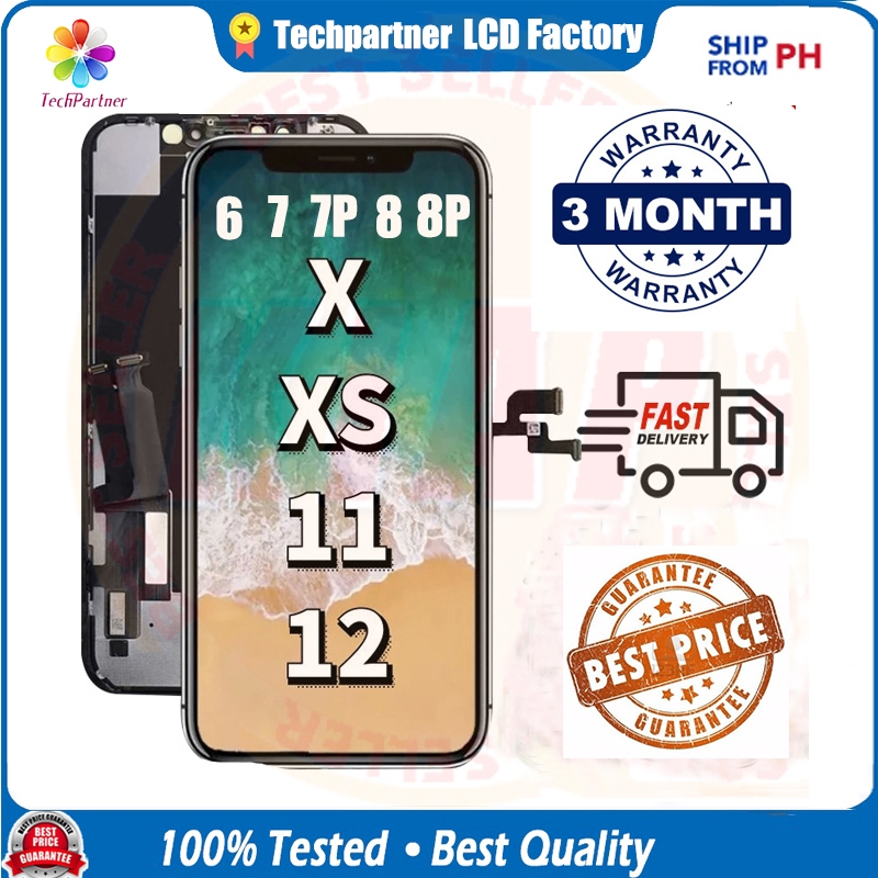 LCD FOR 6 6S 7 Plus 8 8p plus X XS XS MAX XR 11 11PRO 11PRO MAX LCD Brand New screen assembly ...