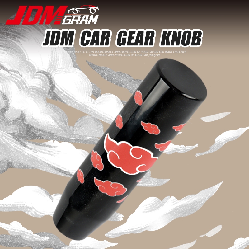 JDMGRAM Anime Car Gear Knob Manual Automatic Akatsuki Universal Auto ...