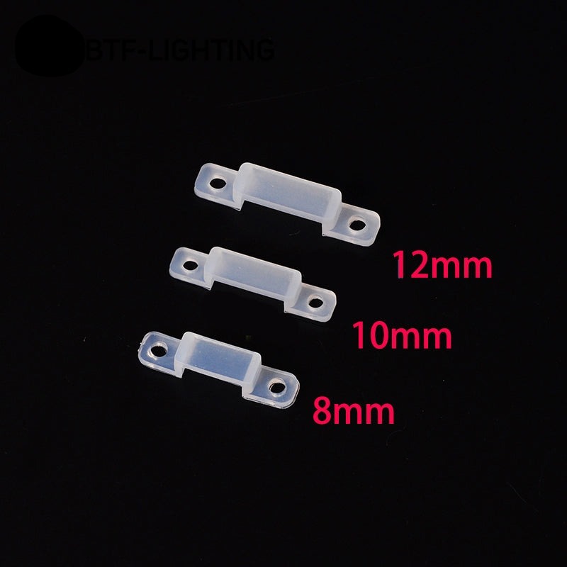 50pcs 8mm 10mm 12mm Silicon Clip for Fixing WS2812B WS2811 5050 LED ...