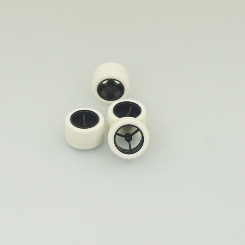 project D mini 4wd parts carbon small wheels maroon super hard tyre ...