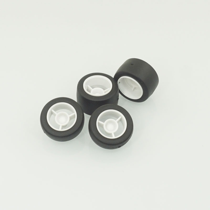 project D mini 4wd parts carbon small wheels maroon super hard tyre ...