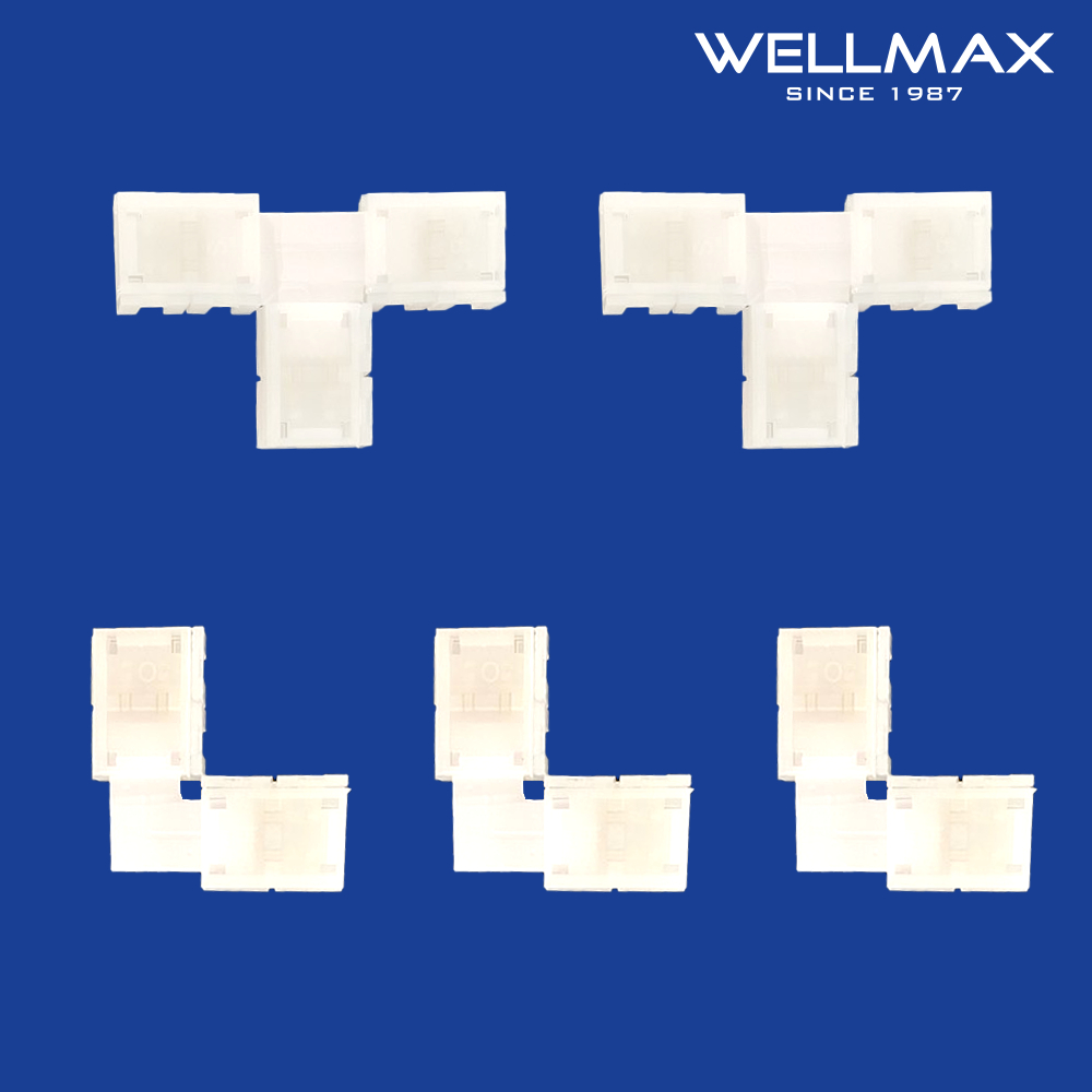 WELLMAX 24V LED Strip Lights 5M Cuttable Rope Lights for DIY Bedroom ...