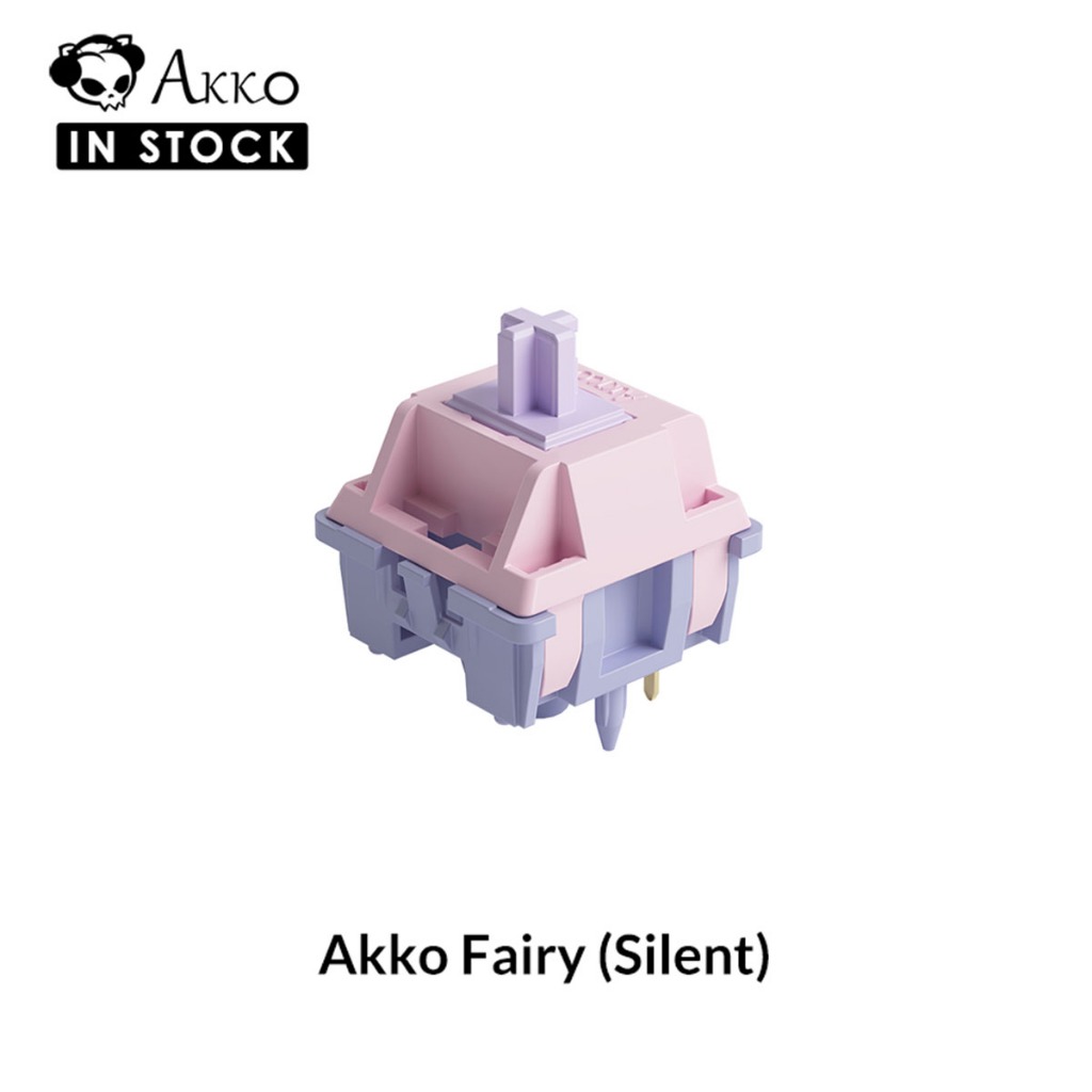 Akko 2 Pack-90 Pcs Fairy Switch (Silent) With Stable Dustproof Stem For ...