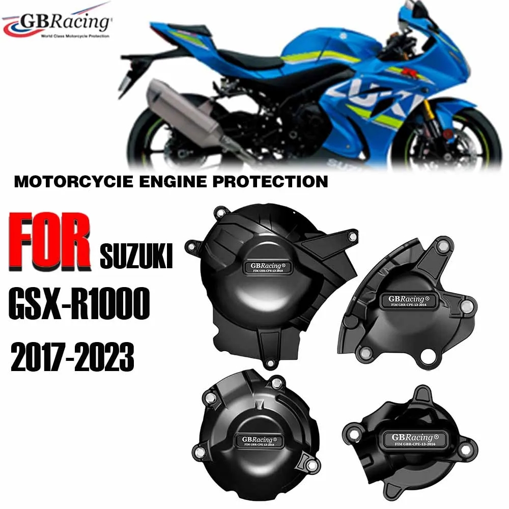 Motorcycle Engine Case Guard Protector Cover for GB Racing For Suzuki ...