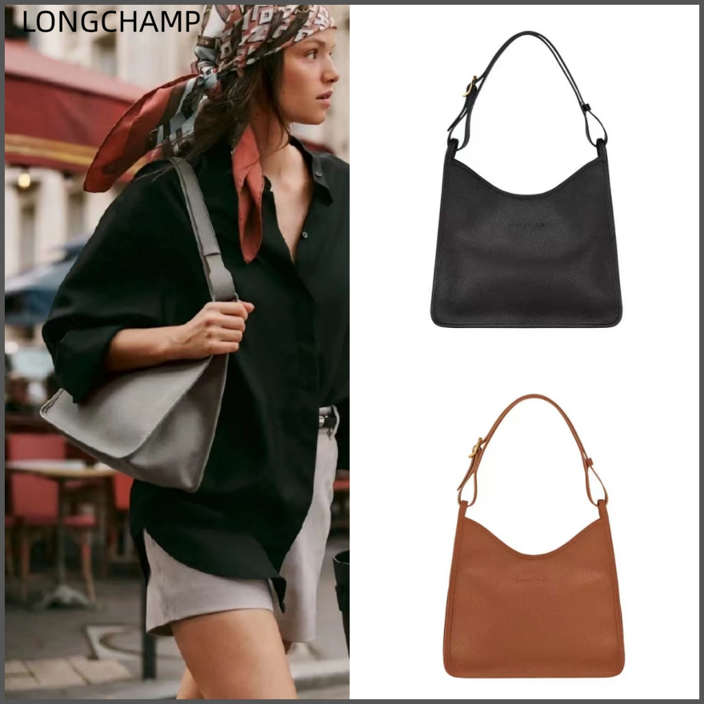 Top Version LONGCHAMP HOBO Tote Bag Shoulder Armpit Bag | Shopee ...