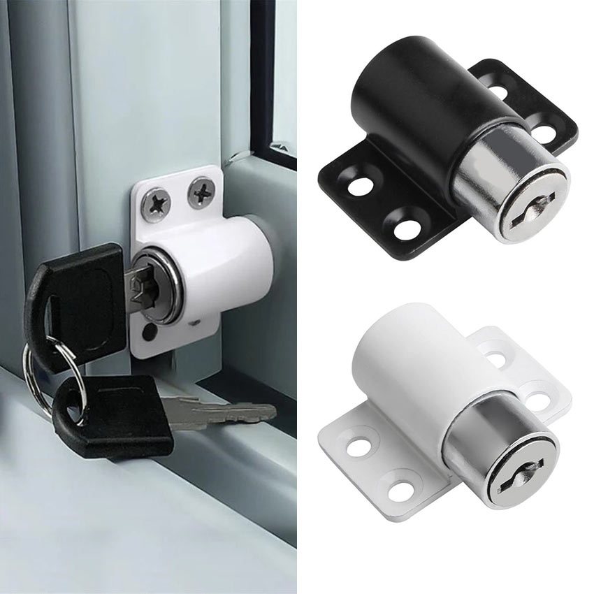 2Pcs Sliding Patio Door Catches Set Window Bolt Security Lock With 2 ...