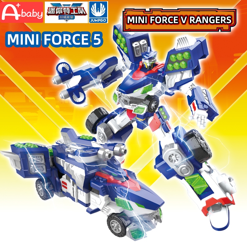 [A+baby] Mini Force V Rangers Original Toys Robot For Kids Action ...