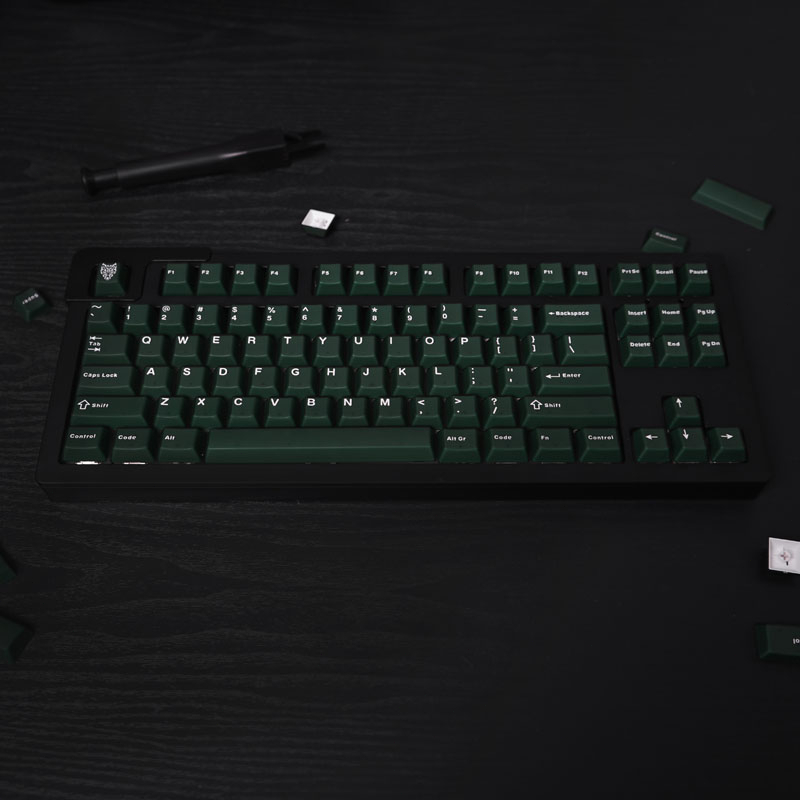 PYGA emerald Translucence 141 Keys Keycaps Cherry Profile DOUBLE SHOT ...