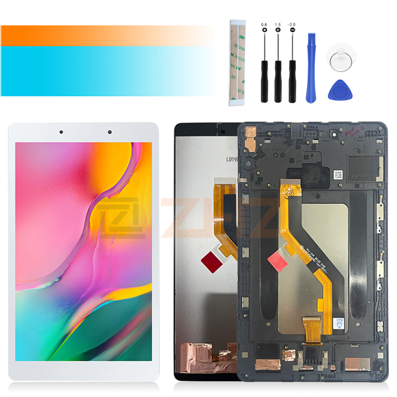 For Samsung T295 Lcd Dsplay Digitizer Assembly With Frame For Samsung ...