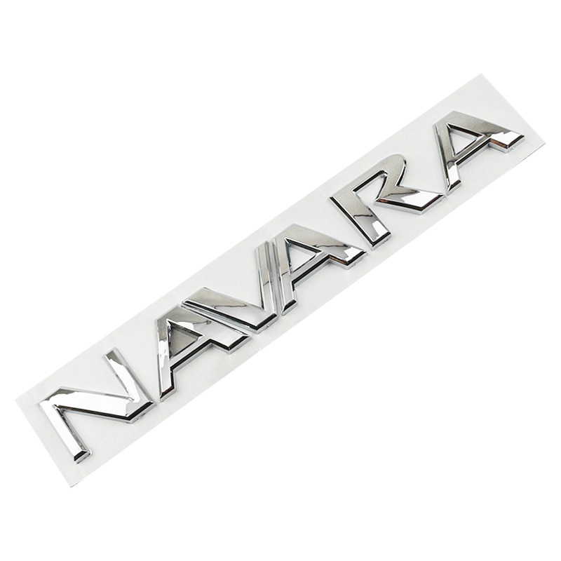 1 x ABS NAVARA Letter modification Car Auto Front Trunk Hood Emblem ...