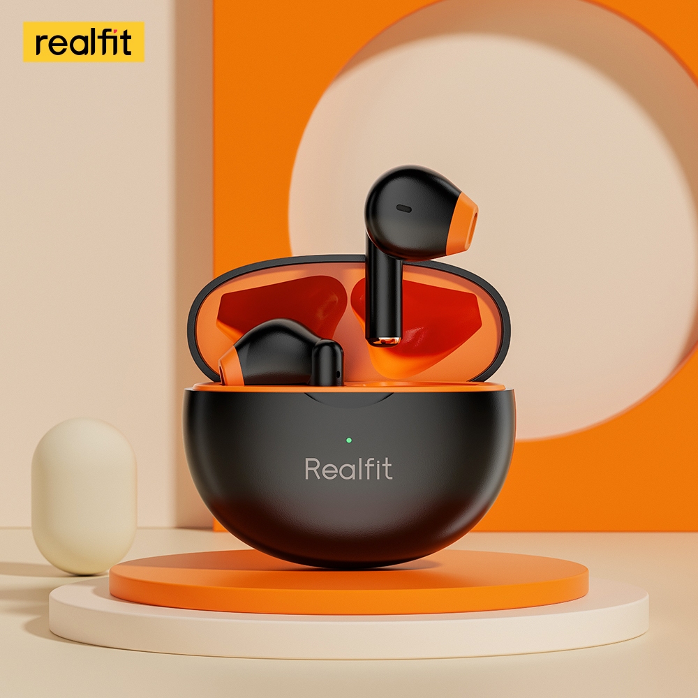 Realfit F2 Bluetooth Earphone with Cartoon Case Mini Wireless Earbuds ...