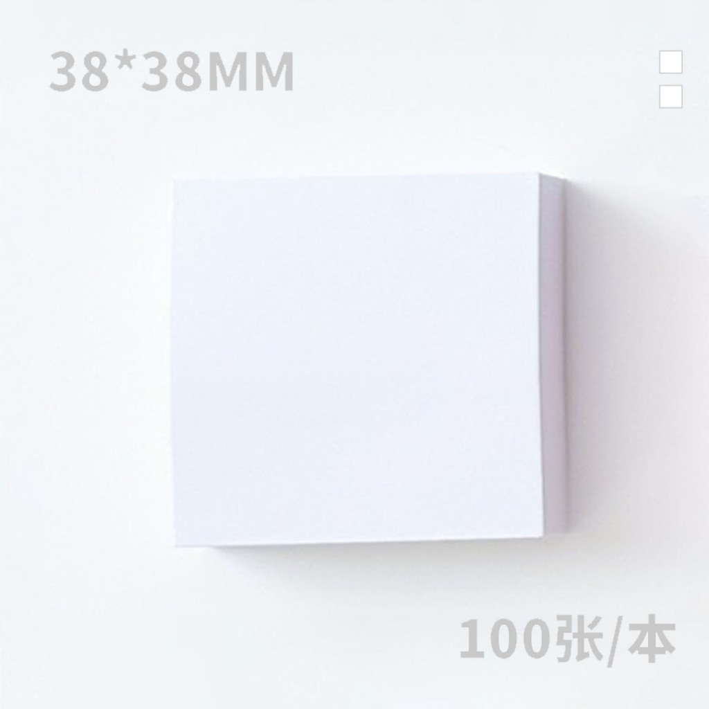 100sheets Colorful Small Square Sticky Note Memo Pad Mini Note Paper ...