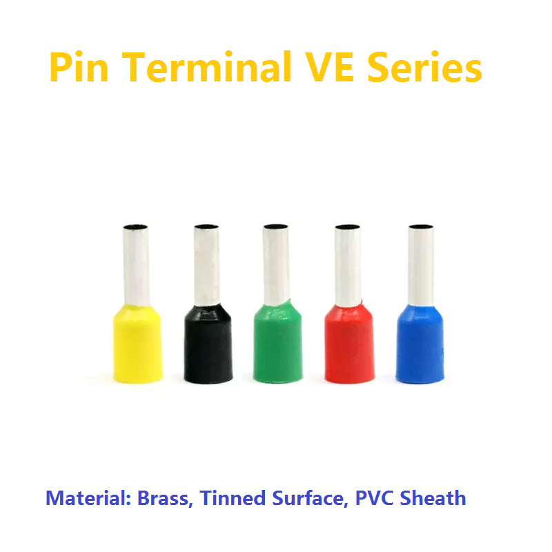 Pin-Type Terminal Block VE Series Wire Connector Cold-Pressed Pin-Type ...
