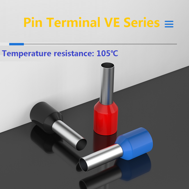 Pin-Type Terminal Block VE Series Wire Connector Cold-Pressed Pin-Type ...