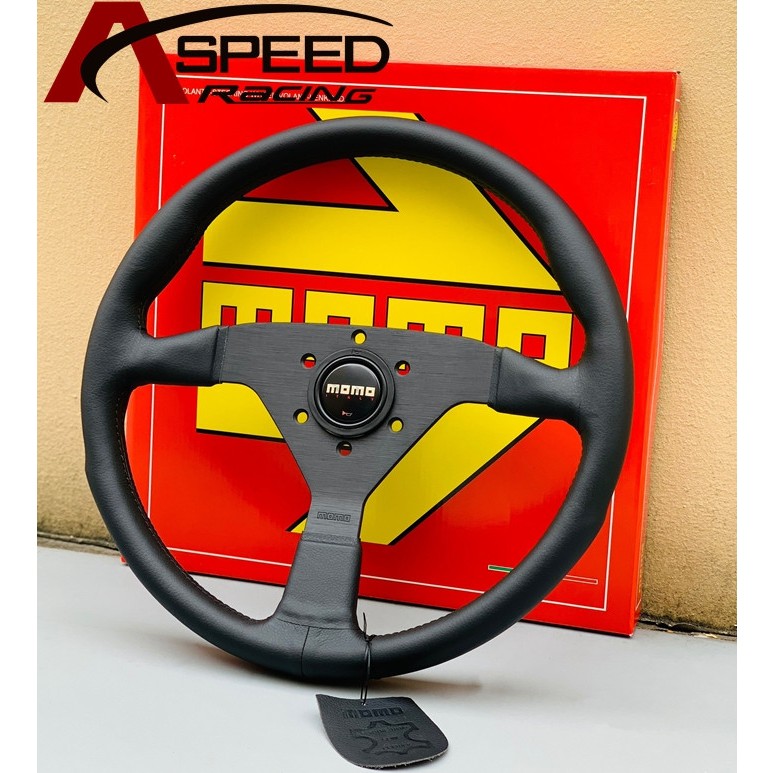 Momo v1 Italy style car racing drift sport universal 14inch 350mm real ...