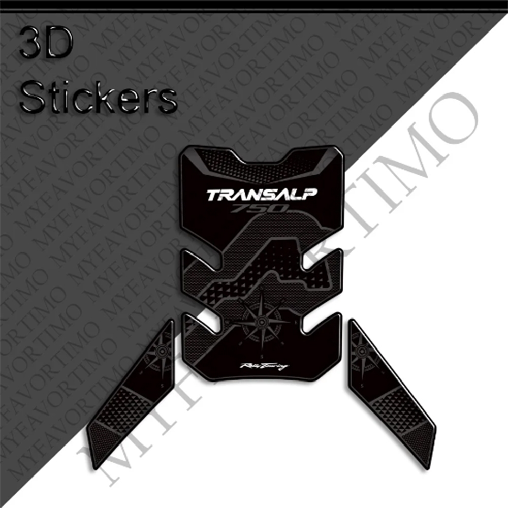 Motorcycle Tank Knee Pad Grips 3D Stickers Decals Protector Gas Fuel ...