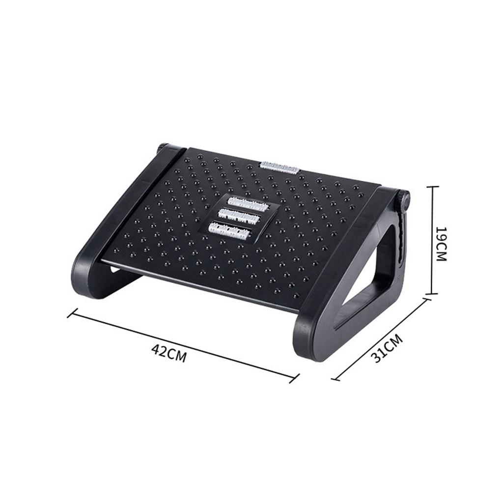 Ready Stock Ergonomic Footstool 6-level Height-adjustable Office ...