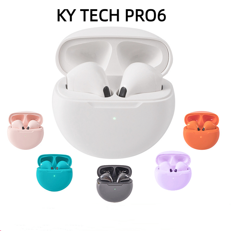 [COD] [2Freebies:1 case +1 Game Sleeve] KY TECH Earbuds Pro 6 Wireless ...