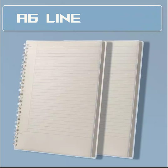 Lined Grid Blank Notebook Double Spring Notepad School Supplies Coil Notebooks A6 A5 B5 A4