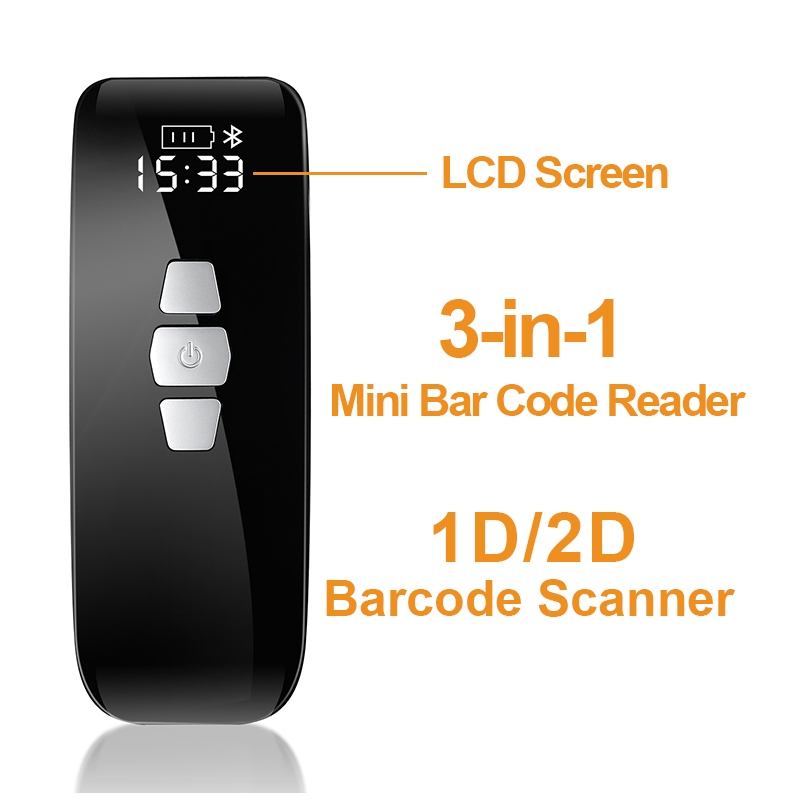 【Super cost-effective & portable mini 2D scanner 】Evnvn 1D 2D Mini ...