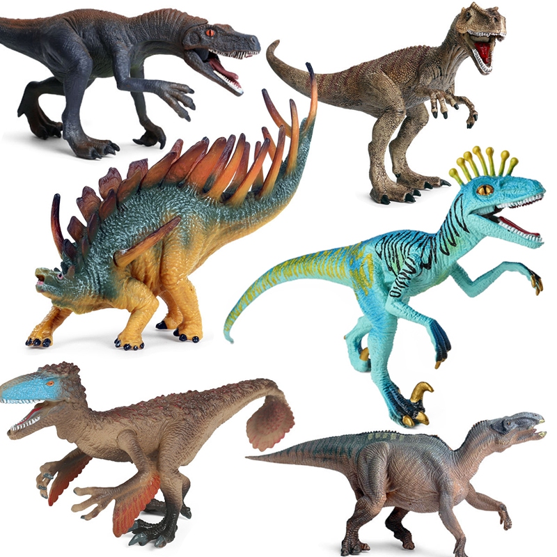 Dinosaur Toy Solid Simulation Science Model Iguanodon Pyroraptor ...