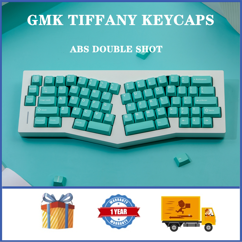 GMK Tiffany 7U Keycaps Cherry Profile DOUBLE SHOT ABS FONT PBT Keycaps ...