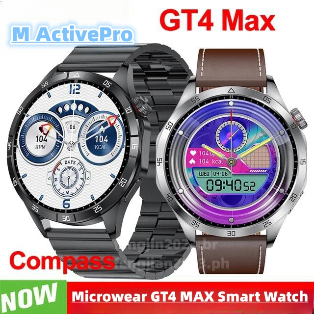 Microwear GT4 MAX Smart Watch Dynamic Island MicroOS 10 OS GPS Compass ...