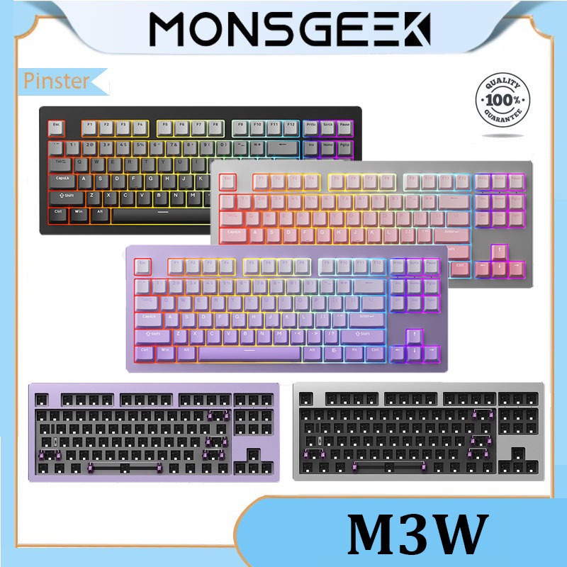 AKKO MONSGEEK M3W three-mode mechanical keyboard Finished Aluminum Tuo ...