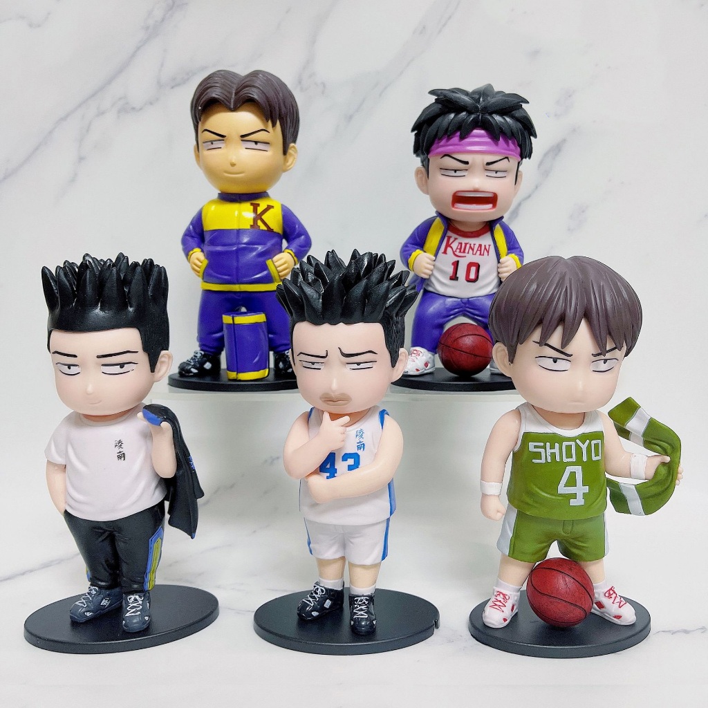 5Pcs/Set 16cm Anime Colors Slam Dunk Figure Akira Sendoh Nobunaga ...
