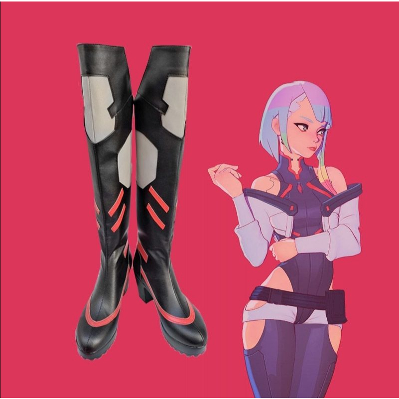 Customized CYBERPUNK EDGERUNNERS female lead Lucy COSPLAY shoes ...
