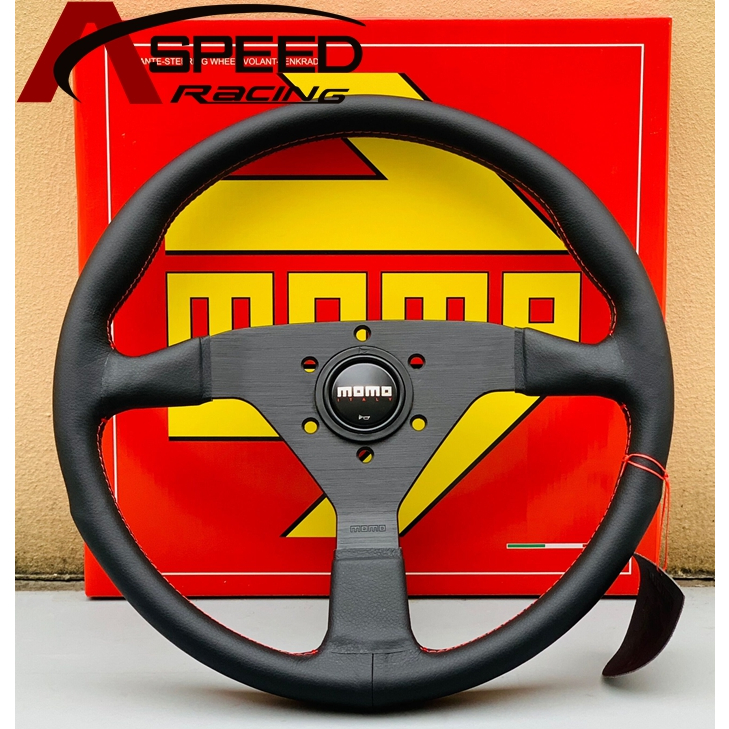 Momo Monte Carlo Steering Wheel (Red stitching) MOMO steering wheel V1 ...