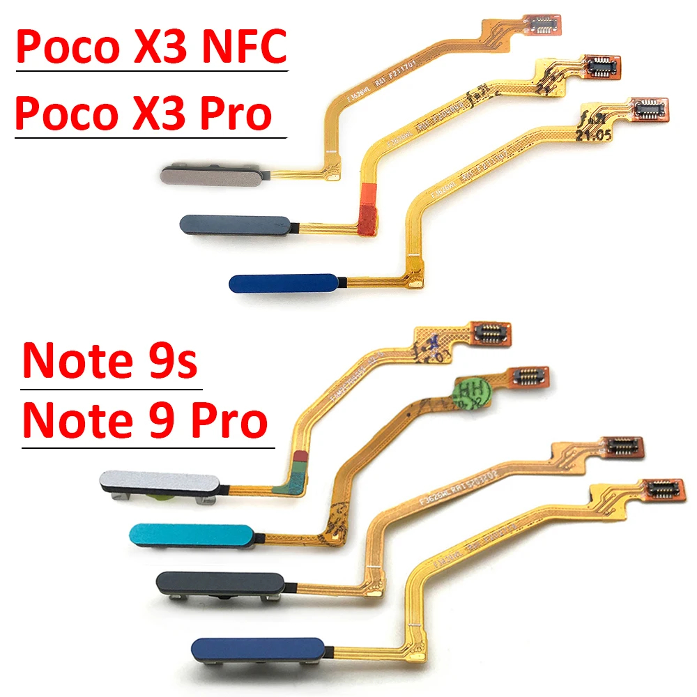 Fingerprint For Xiaomi Redmi Note 9 10 Pro 9s Poco X3 Pro M3 Home ...