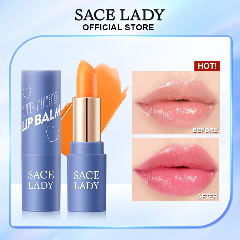 SACE LADY Lip Balm Moisturizing Anti CrackingTinted Lip Balm Lip Care ...