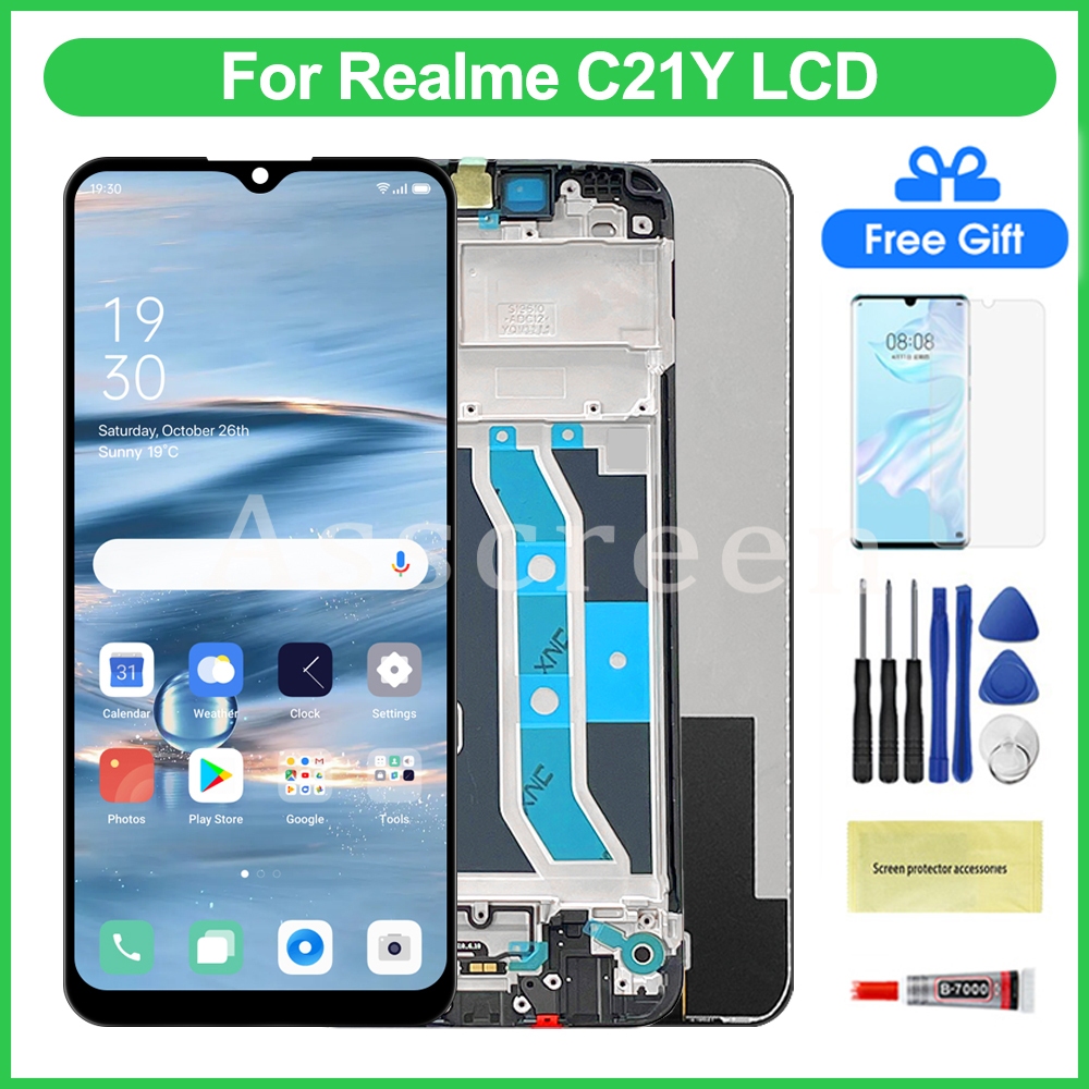 Original LCD For Oppo Realme C21Y C25Y RMX3261 RMX3265 LCD Original ...