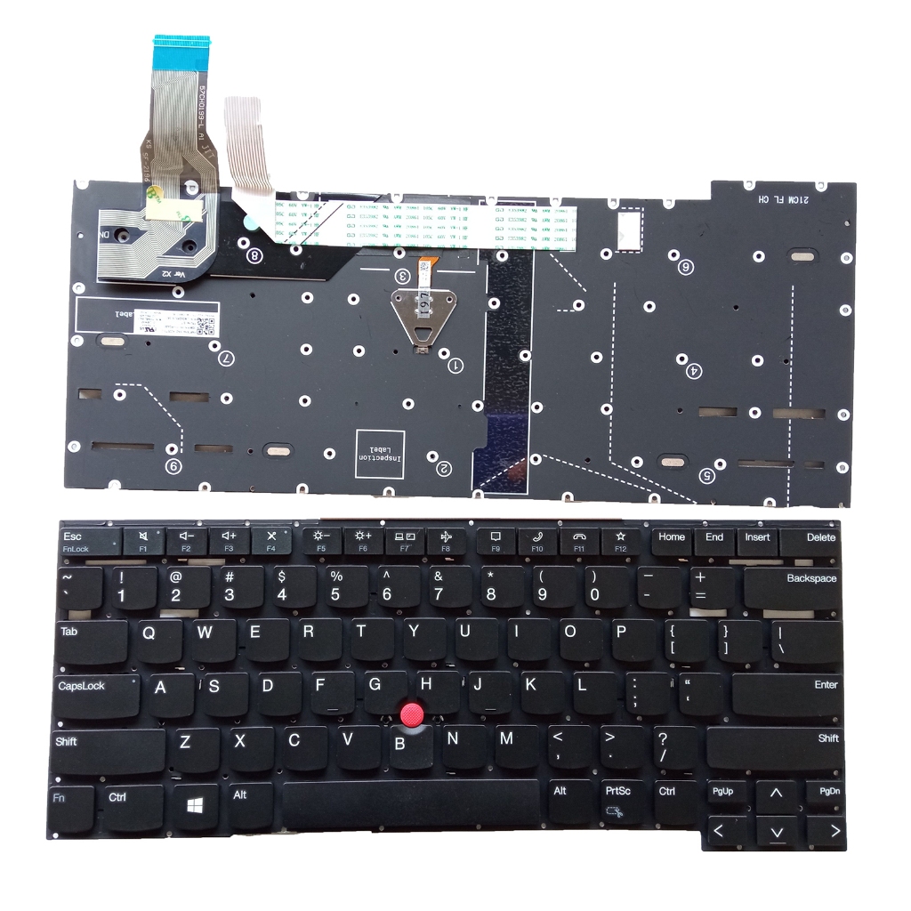 US Backlit Keyboard For Lenovo Thinkpad T14s Gen2 P1 X1 Extreme Gen 4 ...