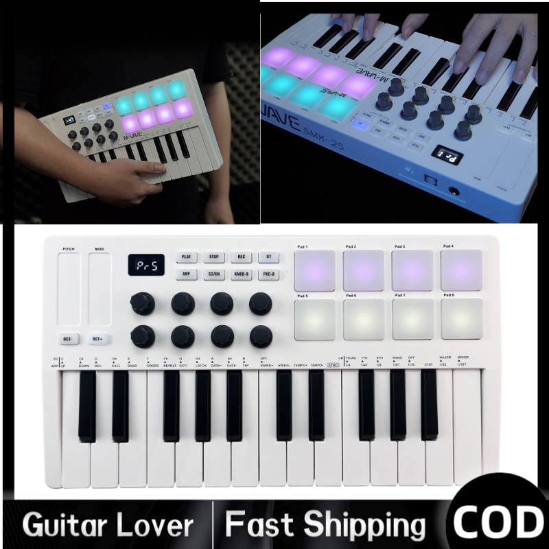 [READY] M-VAVE 25-Key / SMK-25mini MIDI Control Keyboard Mini Portable ...