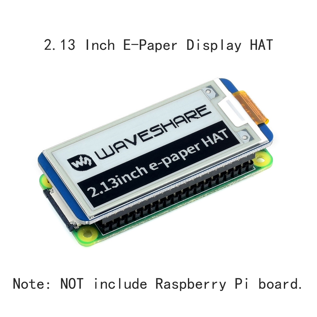 2.13inch E-Paper E ink Display Screen Extension HAT Starter Kit for RPI ...