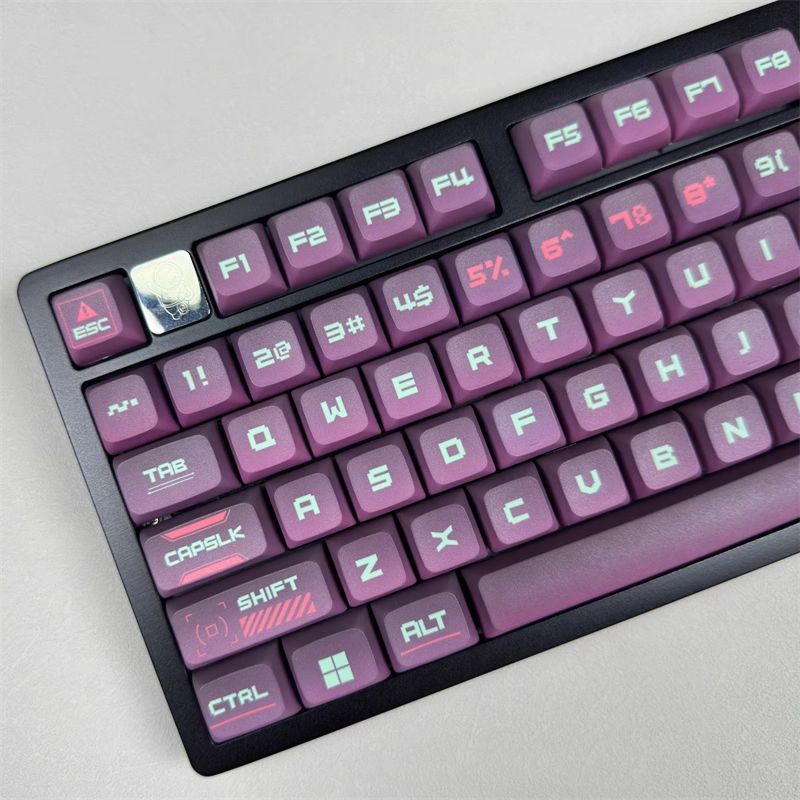 【Keycap Only】XDA Profile Cyberpunk Keycap 128 Keys PBT Sublimation For ...