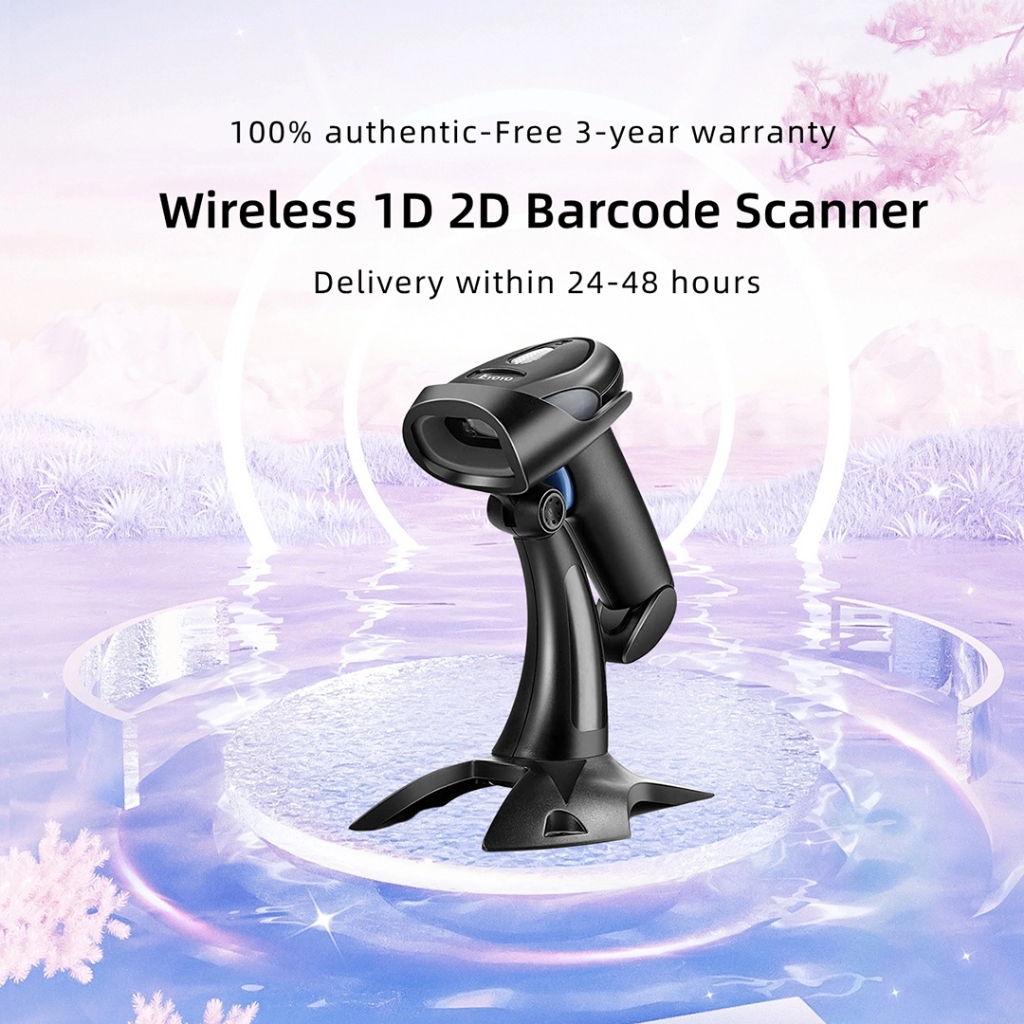 Eyoyo Wireless 1D 2D Barcode Scanner, 2.4G Wireless & USB Wired ...