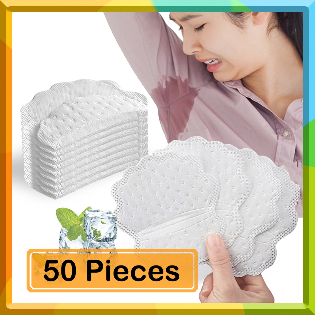 50Pcs Underarm Sweat Pads | Armpit Care | Underarm Perspiration ...