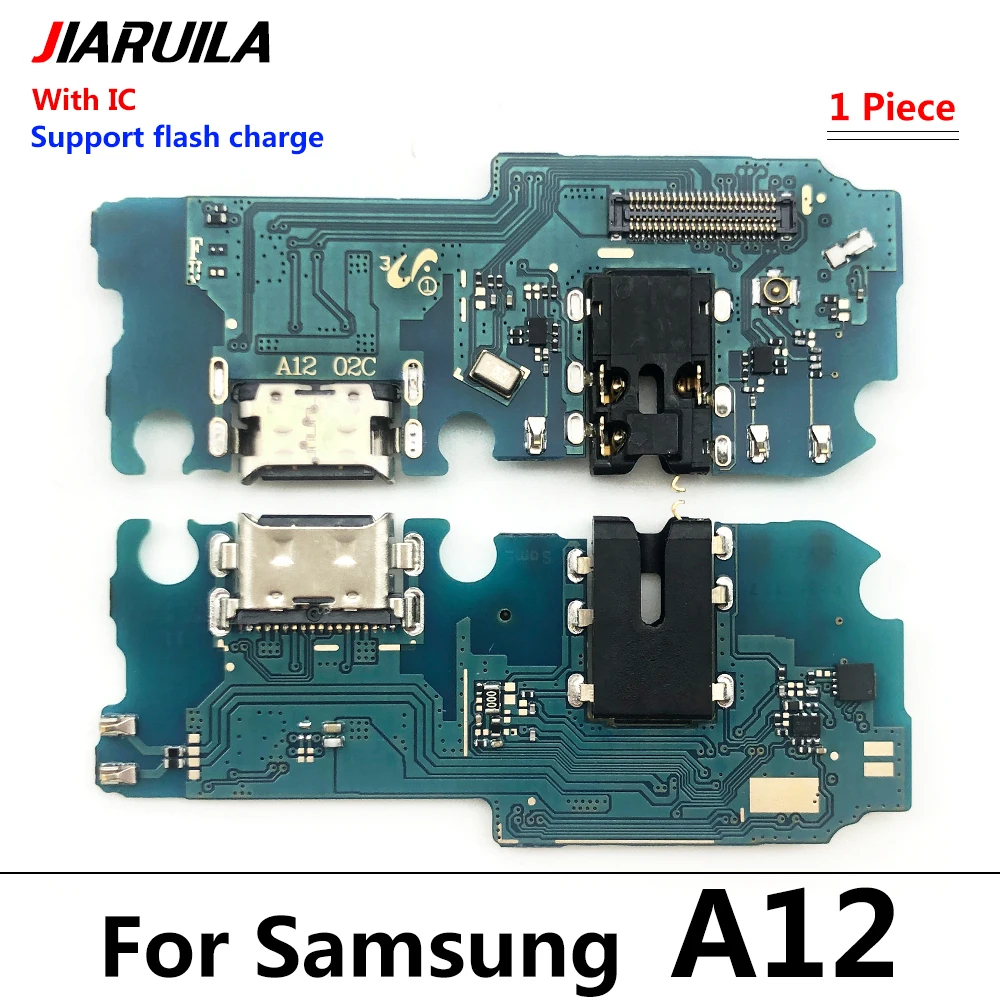 USB Charging Port Dock Charger Connector Board Flex Cable For Samsung A12 A02 A02s A03s A03 Core ...