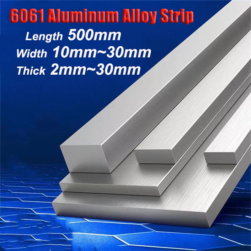 5pcs 500mm Long Aluminum Row 6061 Aluminum Alloy Plate 2mm~30mm Thick ...
