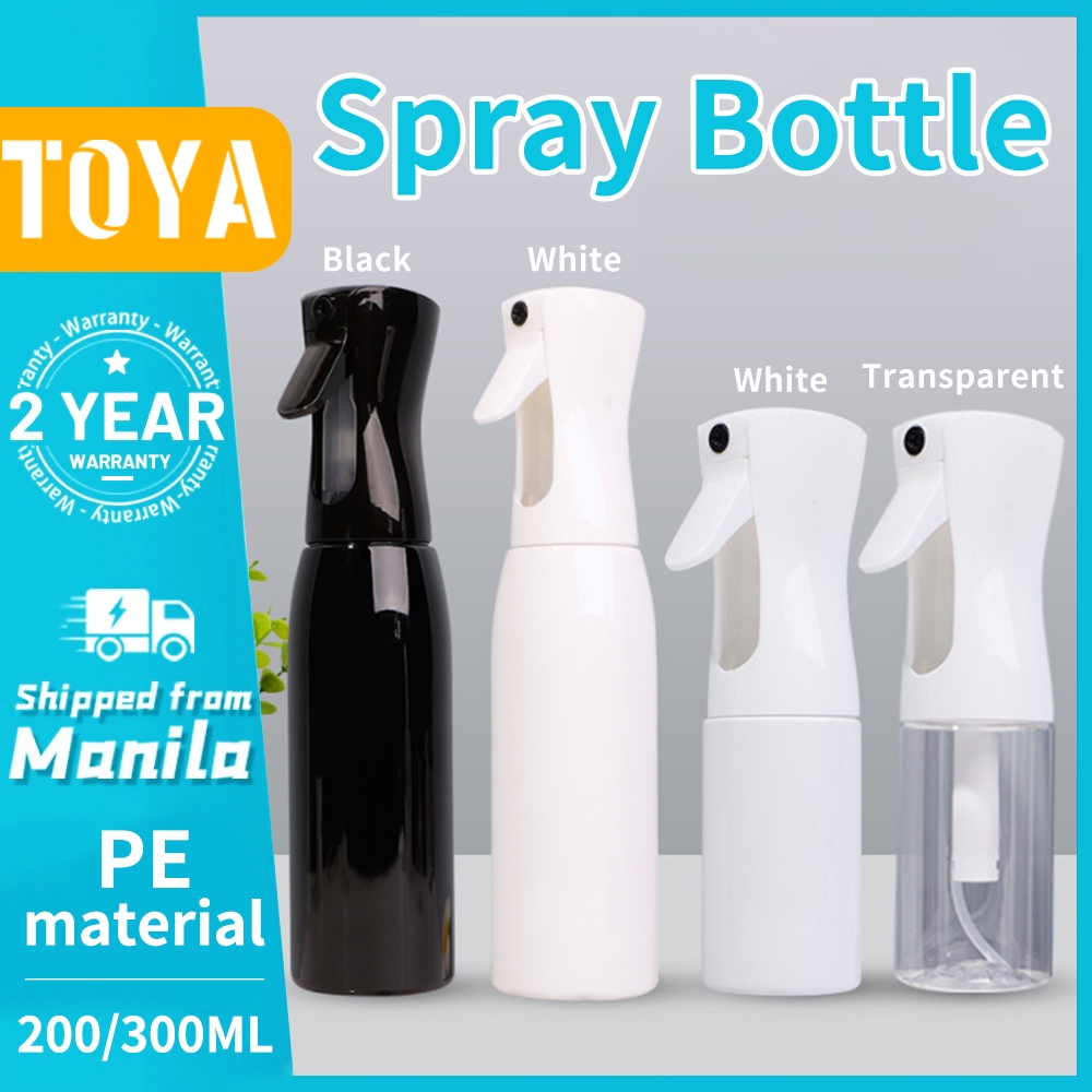 TOYA Alcohol Spray Bottle Dispenser Atomizer Reusable Continuous Mist ...
